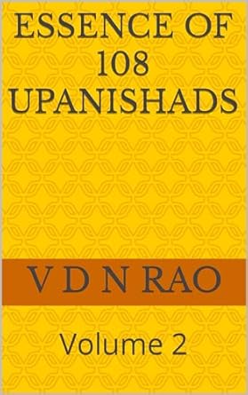 Essence of 108 Upanishads: Volume 2 eBook : Rao, V D N: Amazon.in: Kindle Store