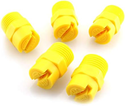 Amazon.com : uxcell Flat Fan Spray Tip, 1/8BSPT Male Thread PP Nozzle ...