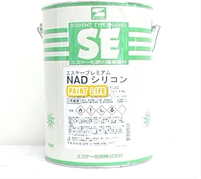 Amazon | エスケー化研 プレミアムNADシリコン つや調整 標準色 4kg つや:3分つや SR-104 | 塗料缶・ペンキ