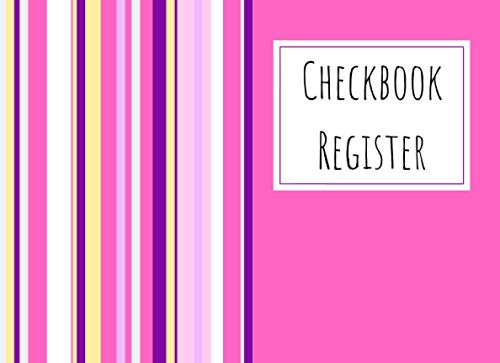 Checkbook Register: Personal Checkbook Log to Track Checking or Savings ...