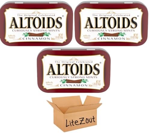 Amazon.com : Curiously Strong Breath Mints, Cinnamon 1.76oz (3 pack ...