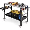 TANGZON Heavy Duty Welding Table 36" x 18", 1200LBS Load Capacity ...