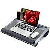 Amazon.com: Extra Large Lap Laptop Desk- Home Office Portable LapDesk ...