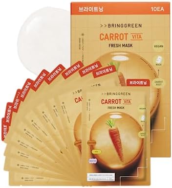 Amazon.com : BRING GREEN CARROT 90% Fresh Mask (10 Count) | Daily ...