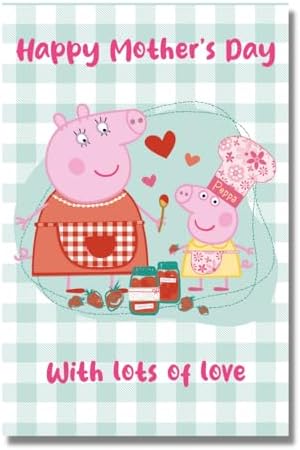 Peppa Pig Mother's Day Card : Amazon.co.uk: Stationery & Office Supplies