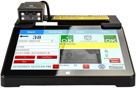 Amazon.com : AgeVisor Mini Countertop ID Scanner – Fast & Reliable Age ...