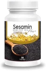 Amazon.com: Sesamin, Cold-Pressed Black Sesame 30capsules : Health ...