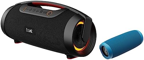 boAt Stone 620 Bluetooth Speaker with 12W RMS Stereo Sound & Stone 1450 ...