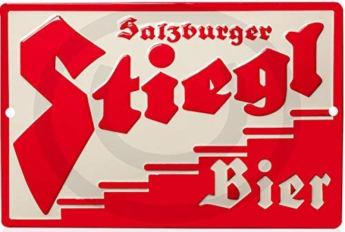 Stiegl Blechschild Vintage Wandschild » BeerBrands.de