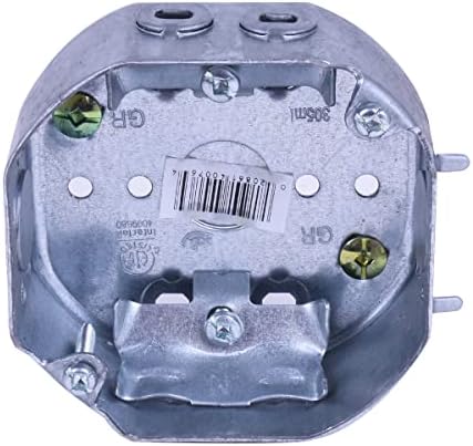 Lightway 4 Inch Octagonal Electrical Box with Knock Outs, Outlet Boxes ...