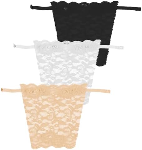 3 Pieces Modesty Panels for Low Cut Tops, cleavage cover up for dresses ...