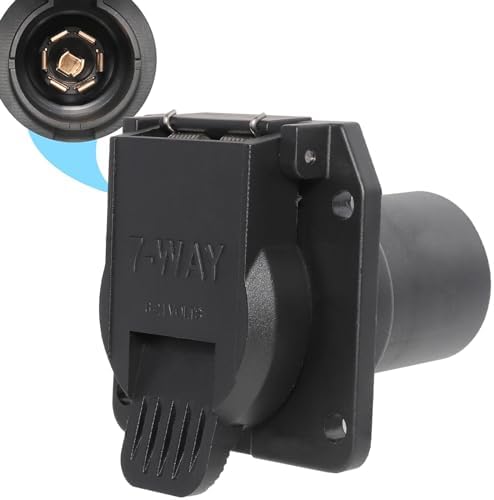 MECMO OEM Style Replacement 7-Way RV Blade Socket, USCAR to 7-Pin ...