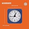 Amazon.com: MARATHON Mini Non-Ticking Analog Alarm Clock with Auto ...