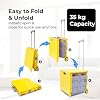 35kg Folding Shopping Trolley Storage Boot Cart Box | Collapsible ...