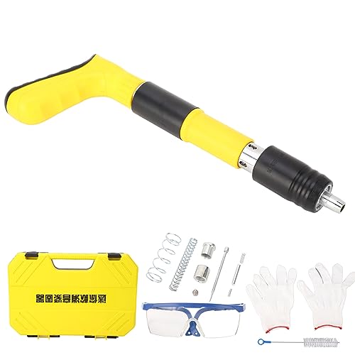 Mini Concrete Nail Gun Kit, 3 Gear Manual Nail Gun Nail Wall Fastening ...