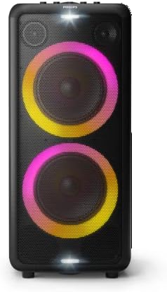 PHILIPS Audio TAX3206/94 80W Bluetooth Party Speaker with 14 Hours Play ...