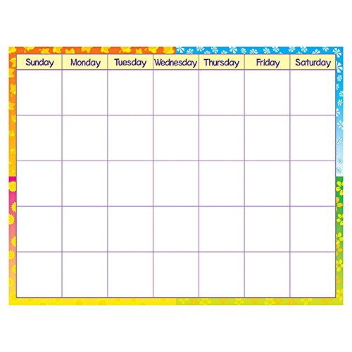 Amazon.com: All Seasons Wipe Off Calendar Learning Materials Monthly ...