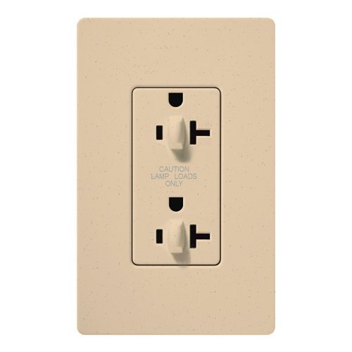 Amazon.com: Lutron SCR-20-DFDU-DS 20A Satin Color Dim Receptacle Ds ...