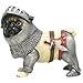 Amazon.com: Protector Knight Armor Pug Figurine: Collectible Figurines ...