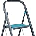Beldray LA024510TQ 3 Step Ladder - Non-Slip Folding Ladder, Approx 2.5m ...