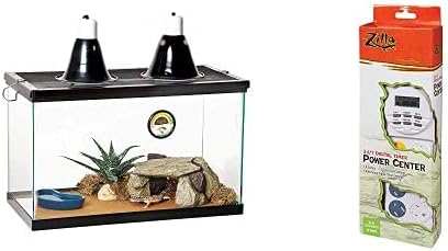 Amazon.com : Zilla 10 Gallon Desert Pet Reptile Starter Habitat Kit ...