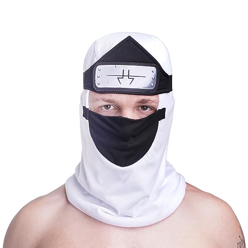 headband and mask for Akatsuki costume with Anti Takigakure symbol of ...