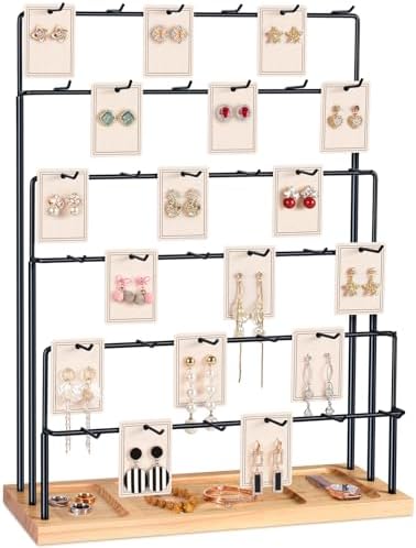 Yoimori 360 Rotating Earring Display Stands for Selling, Earring Rack ...