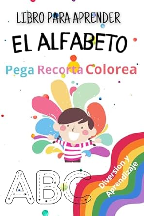 Amazon.com: libro para aprender el alfabeto: libro del abcdario. libro ...