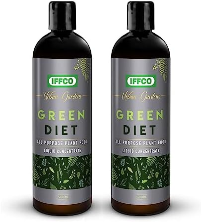 IFFCO Urban Gardens - Green Diet - 1 Litre - Organic Plant Food, Liquid Fertilizer For Potted ...