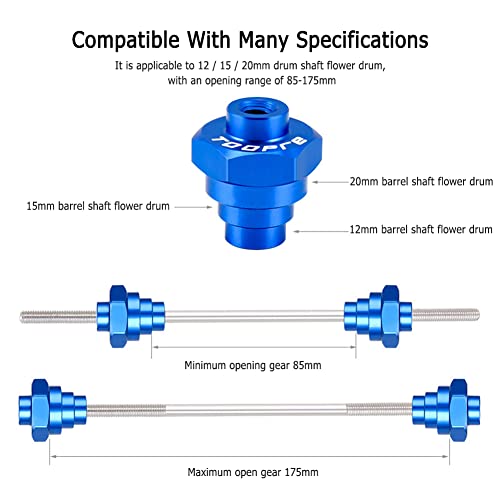 SopimusZ Centring Stand Bicycle Thru Axle Adapter, 12/15/20 mm ...