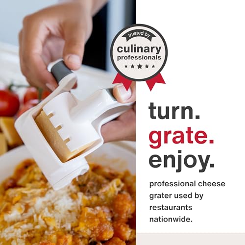 Zyliss Classic Rotary Cheese Grater - NSF Restaurant Certified Handheld ...