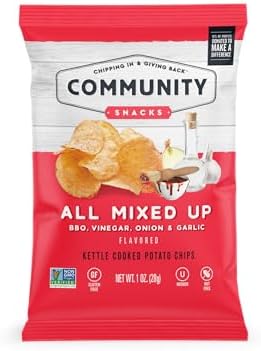 Amazon.com: Community Snacks Potato Chips (All Mixed Up, 1 Ounce (Pack ...