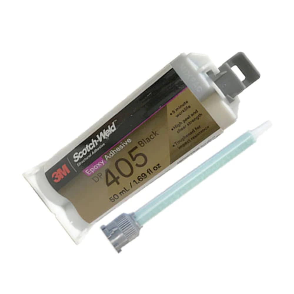 3M ScotchWeld DP405 Black 5-Minute Toughened Epoxy Adhesive (50ml/1.7oz ...
