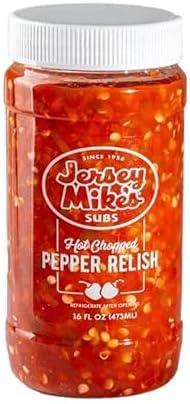 Amazon.com : Jersey Mike's Hot Chopped Pepper Relish Spicy Sandwich ...