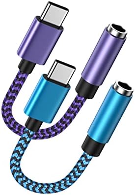 Amazon.com: USB C to 3.5mm Audio Adapter for Google Pixel 7A 7Pro 6 5 4 ...