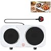 1500W Double Hot Plate Electric Hotplate Cast Iron Heating Plate 5 ...