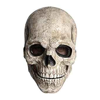 bnf Skull mask Movable Mouth Full Face Scary for Adult Masquerade ...