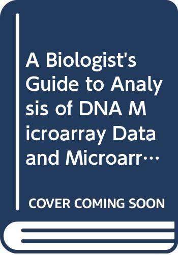 A Biologist′s Guide To Analysis Of Dna Microarray Data And Microarray