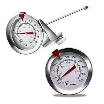 KT THERMO Deep Fry Thermometer With Instant Read,Dial Thermometer,6 ...