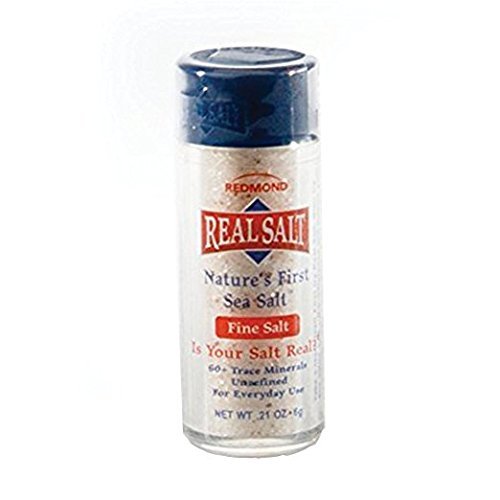 Amazon.com : Redmond Real Sea Salt - Natural Unrefined Gluten Free Fine ...