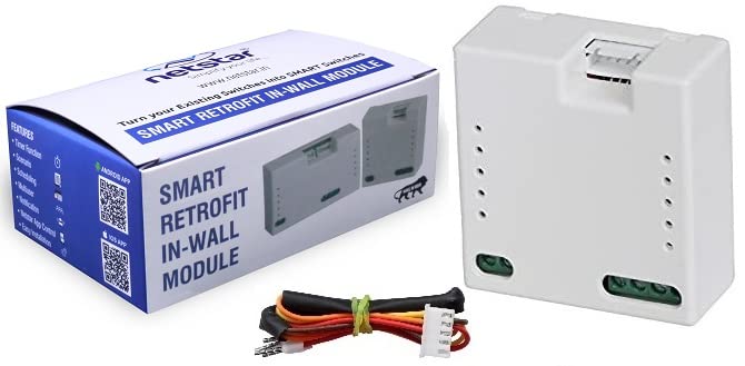 NETSTAR® 4-Switch WiFi Smart Retrofit Module (3 10Amp & 1 16Amp Heavy ...