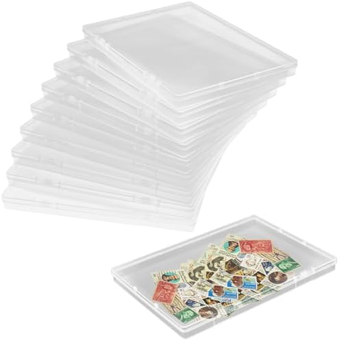 Amazon.com: Nsmykhg A5 Clear Project Case 10 Pack, Scrapbook Paper ...