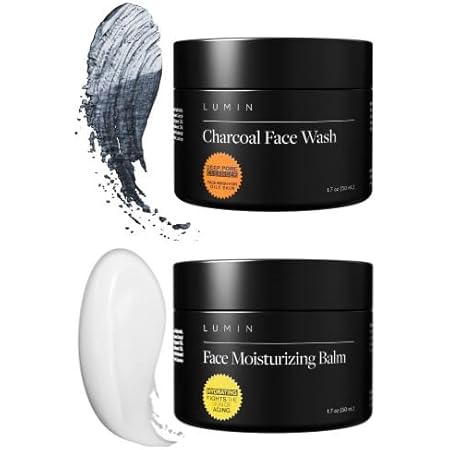 Amazon.com : Lumin Mens Face Scrub, Charcoal Face Scrub Men, Face ...