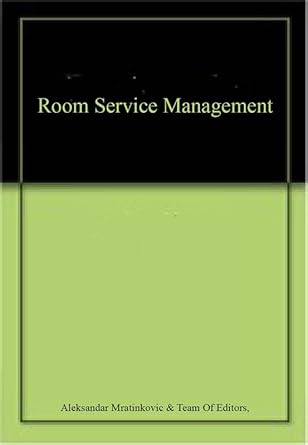 Room Service Management : Amazon.in: Books