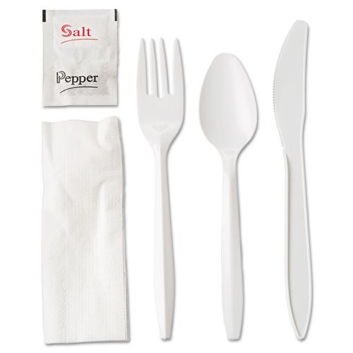 Amazon.com: GEN Wrapped Cutlery Kit, 6 1/4", Fork/Knife/Spoon/Napkin ...