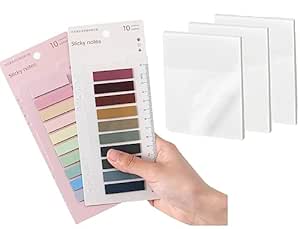 F Falkiya Colored Writable and Repositionable Book Flags Tabs Strip ...