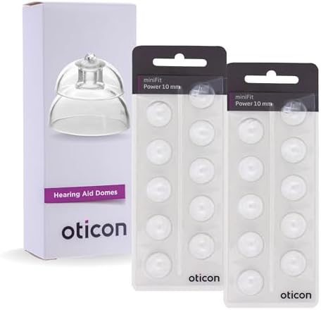 Amazon.com: Genuine Oticon Hearing Aid Domes Minifit Open 8mm (0.31 ...