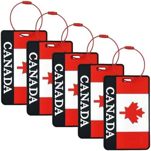 Luggage Tag, 5 Pack Silicone Luggage Tags for Suitcases Baggage Cruise ...