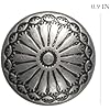 Amazon.com: YAFIYGI 10Pcs Silver Buttons Metal Shank Western Button Set ...