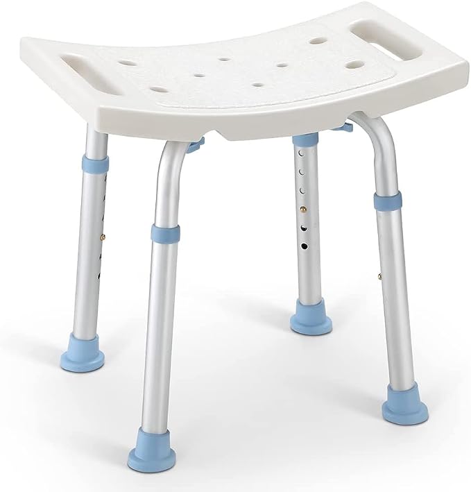 Amazon.com: OasisSpace Shower Chair, Adjustable Bath Stool Chair for ...